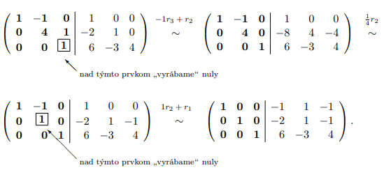 Inverzná matica: Inverzná matica | E-learning Pedagogickej fakulty KU